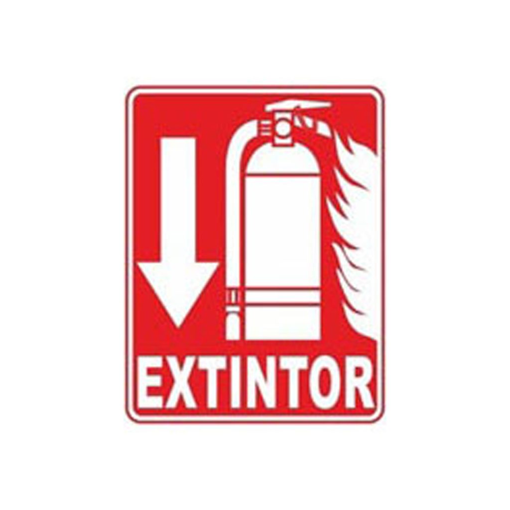 Señalamiento de Extintor 63x28cm – Sandys Fire – Equipos de Seguridad ...