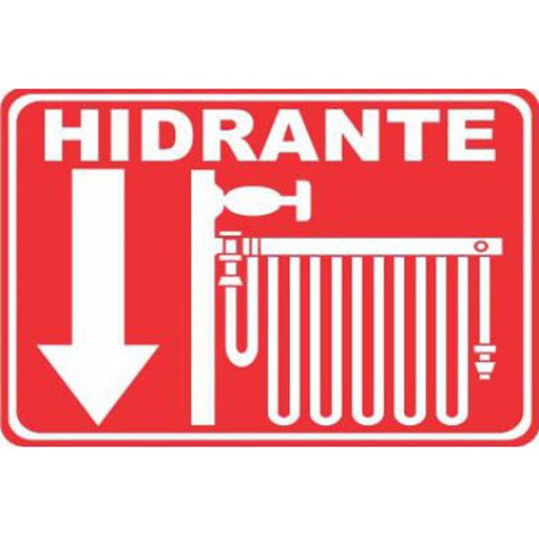 Señalamiento de Hidrante 20x25cm - Sandys Fire - Equipos de Seguridad ...