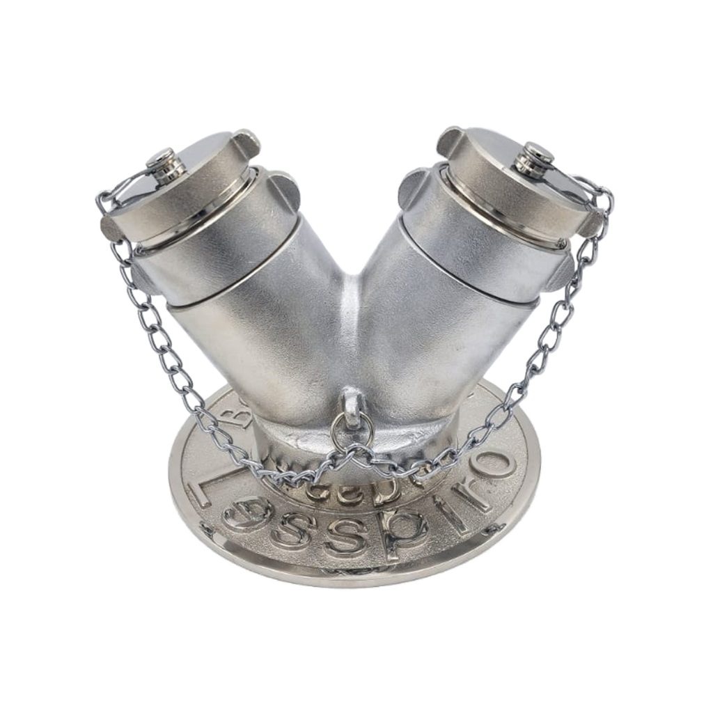 Toma siamesa entrada 4" a 2 ½" NST - Sandys Fire - Equipos de Seguridad ...